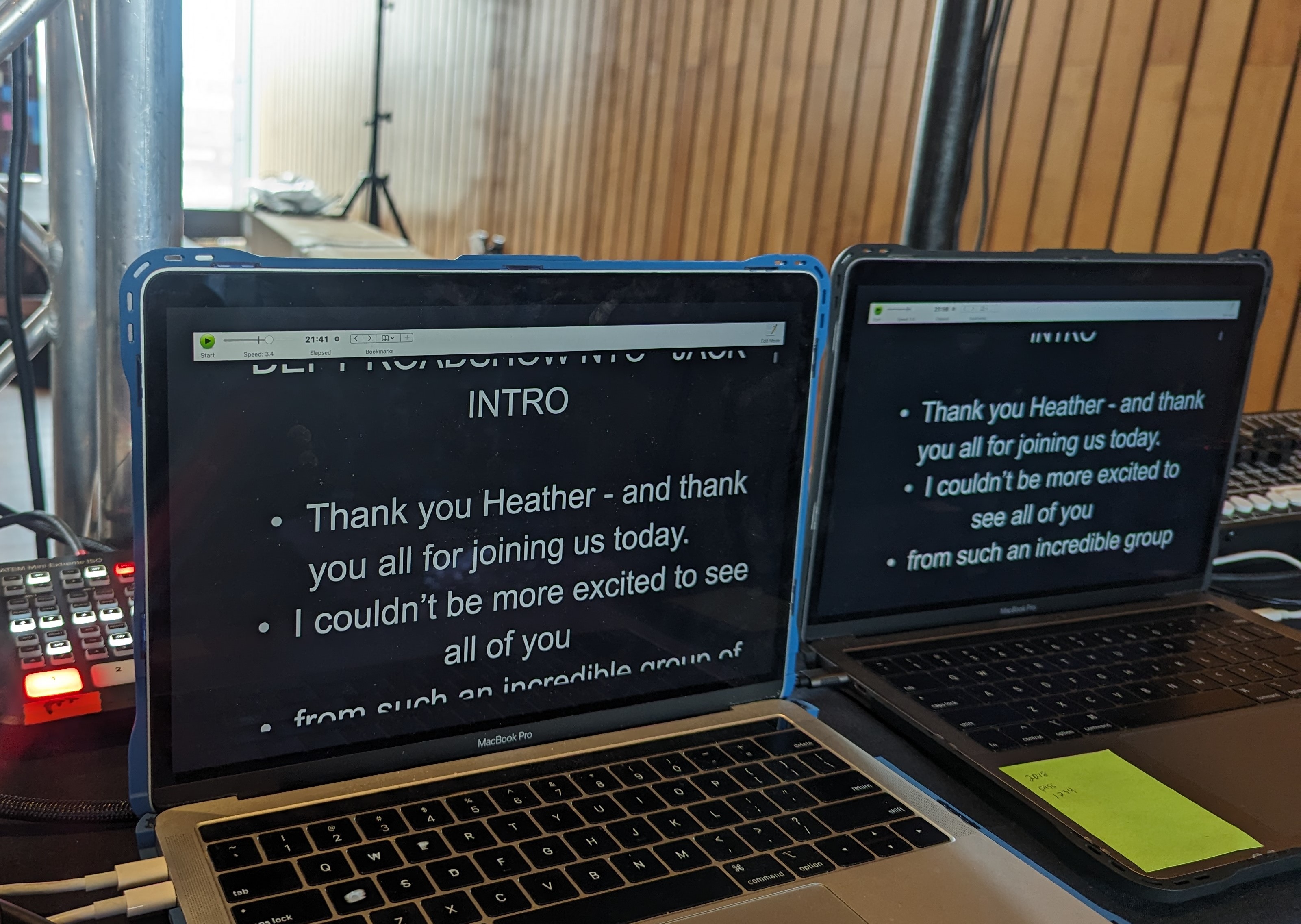 Live Event Teleprompter Operators – Teleprompter Rentals NYC